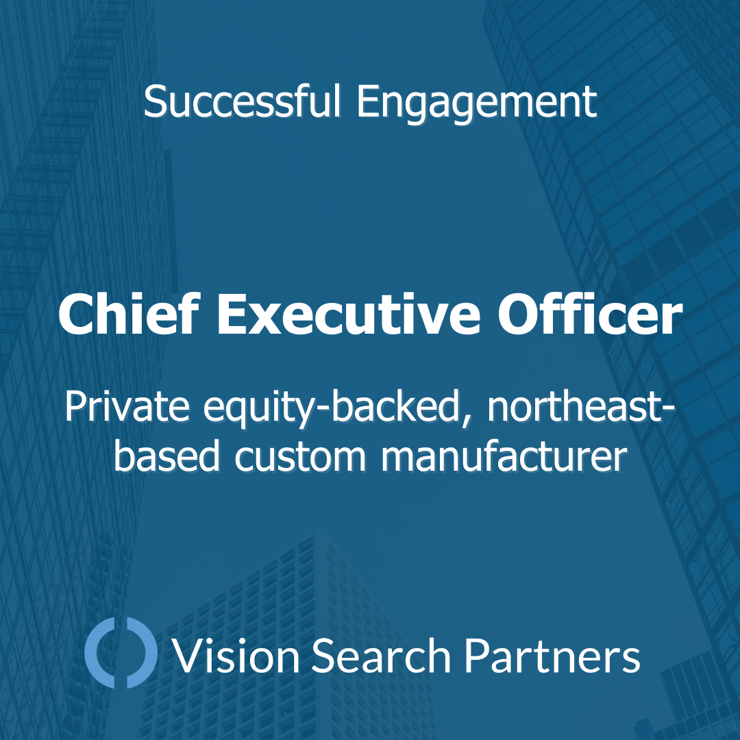Successful Engagement – VSP Has Successfully Recruited a Chief ...